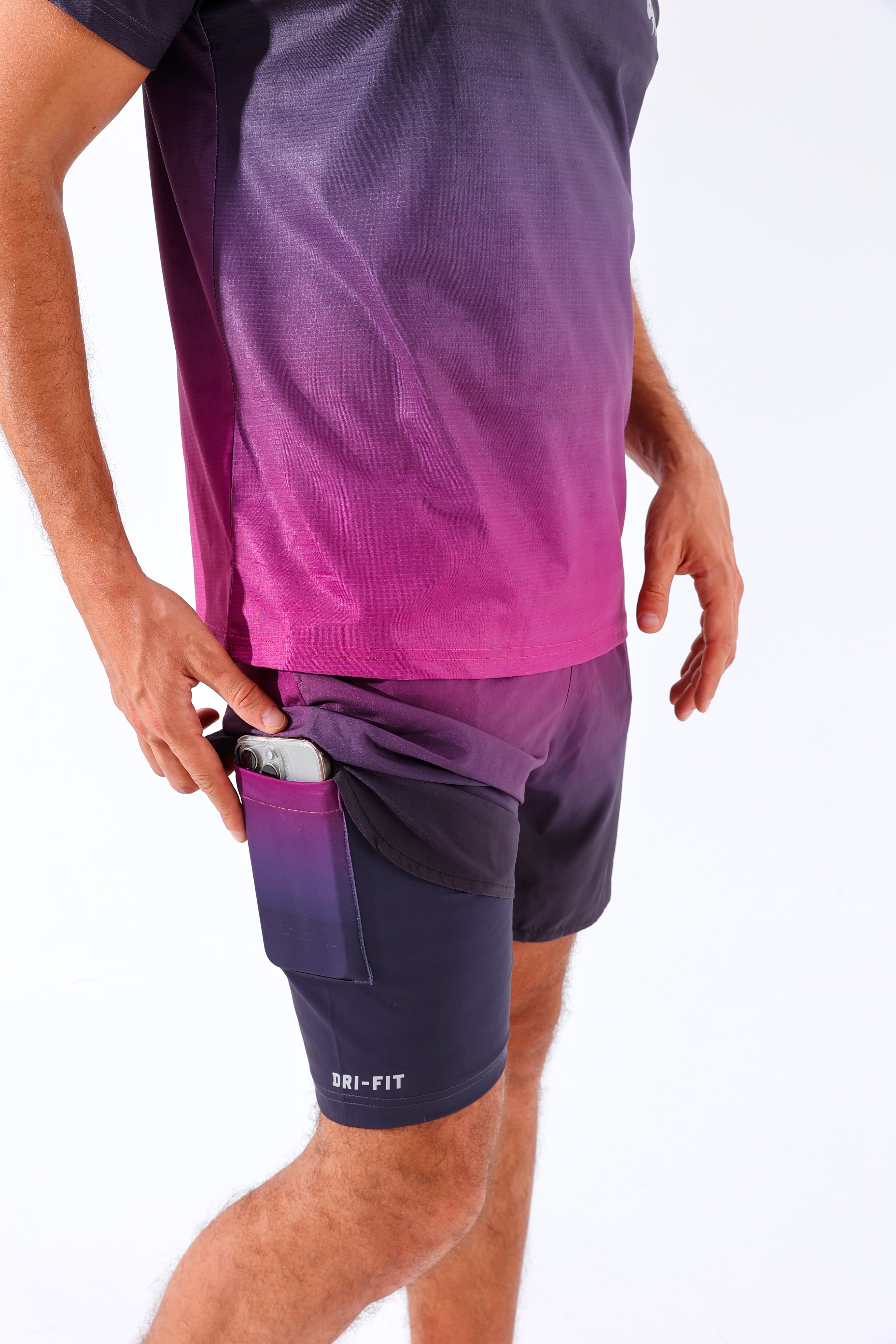 Panther Purple Gradient Shorts – Panther Wear